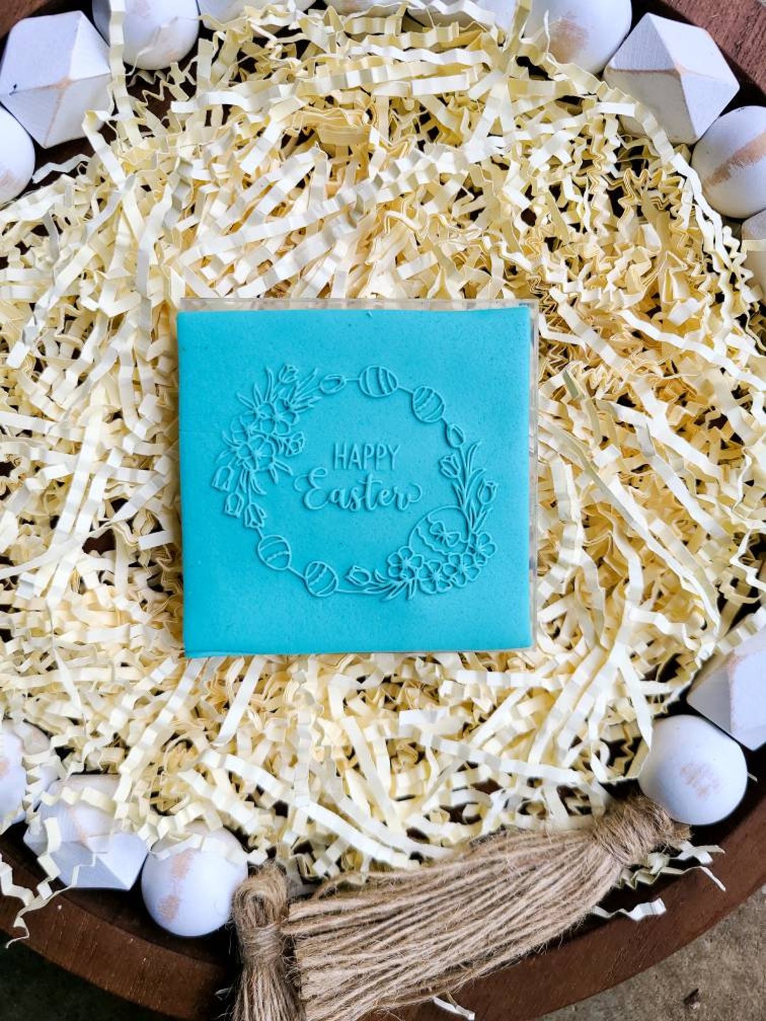 Easter Fondant Stamp |happy Easter Cookie Stamp| Cupcake Embosser ...
