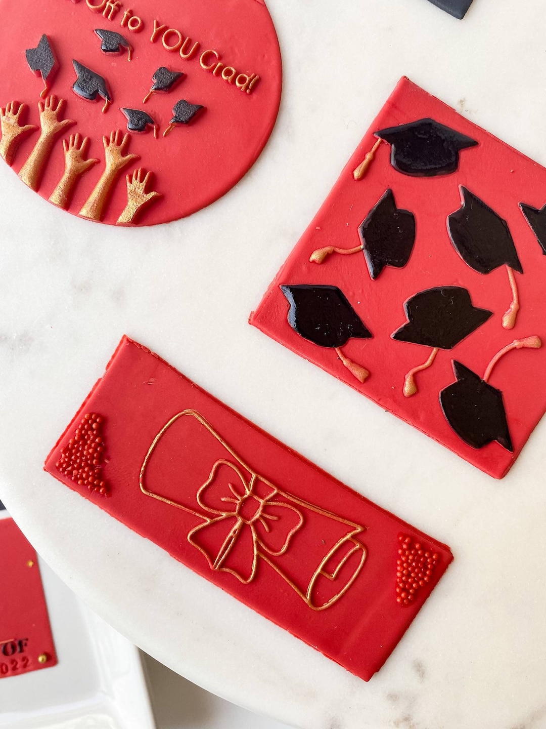 Graduation Scroll Fondant Stamp| Cupcake Embosser| Graduation Cupcake ...