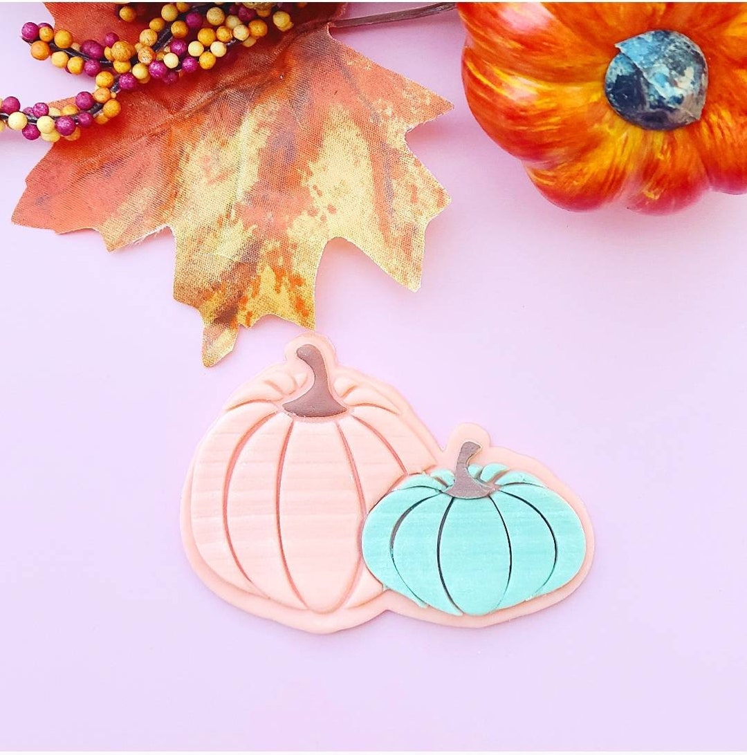 Fall Pumpkin Embosser| Cookie Embosser| Fondant Cookie Stamp| Cupcake ...