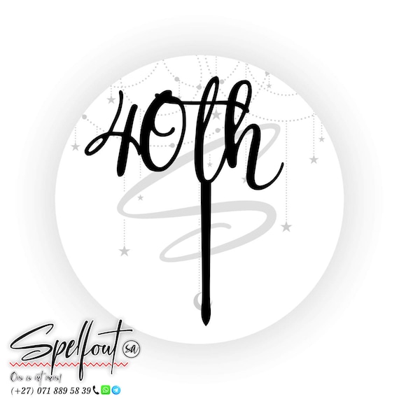 Cake Topper SVG File Birthday Cupcake Topper SVG Instant | Etsy