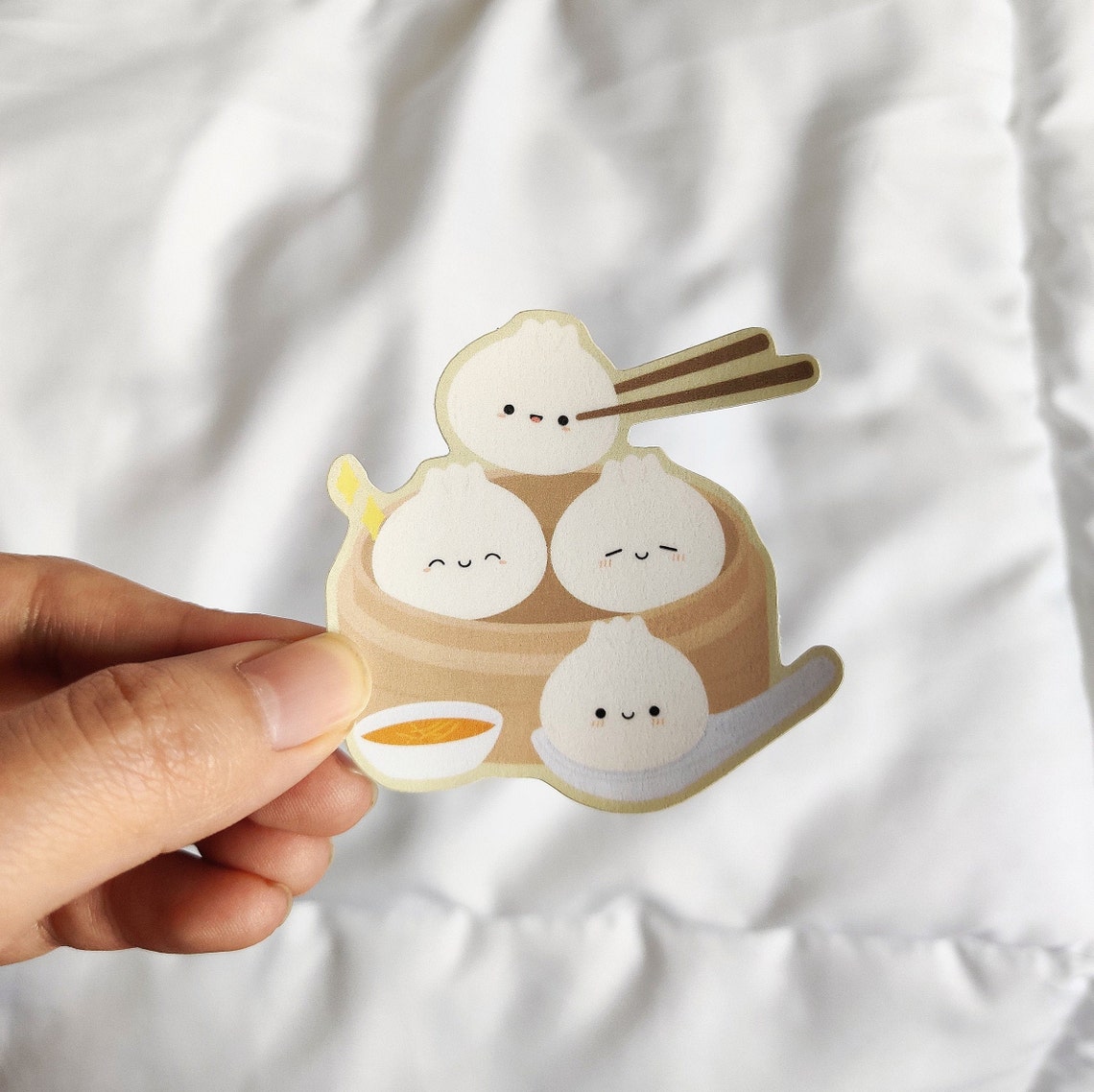 Cute Xiao Long Bao Sticker Asian Food Sticker Laptop - Etsy