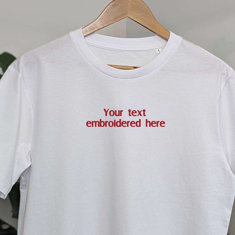 Embroidered T Shirts - Etsy