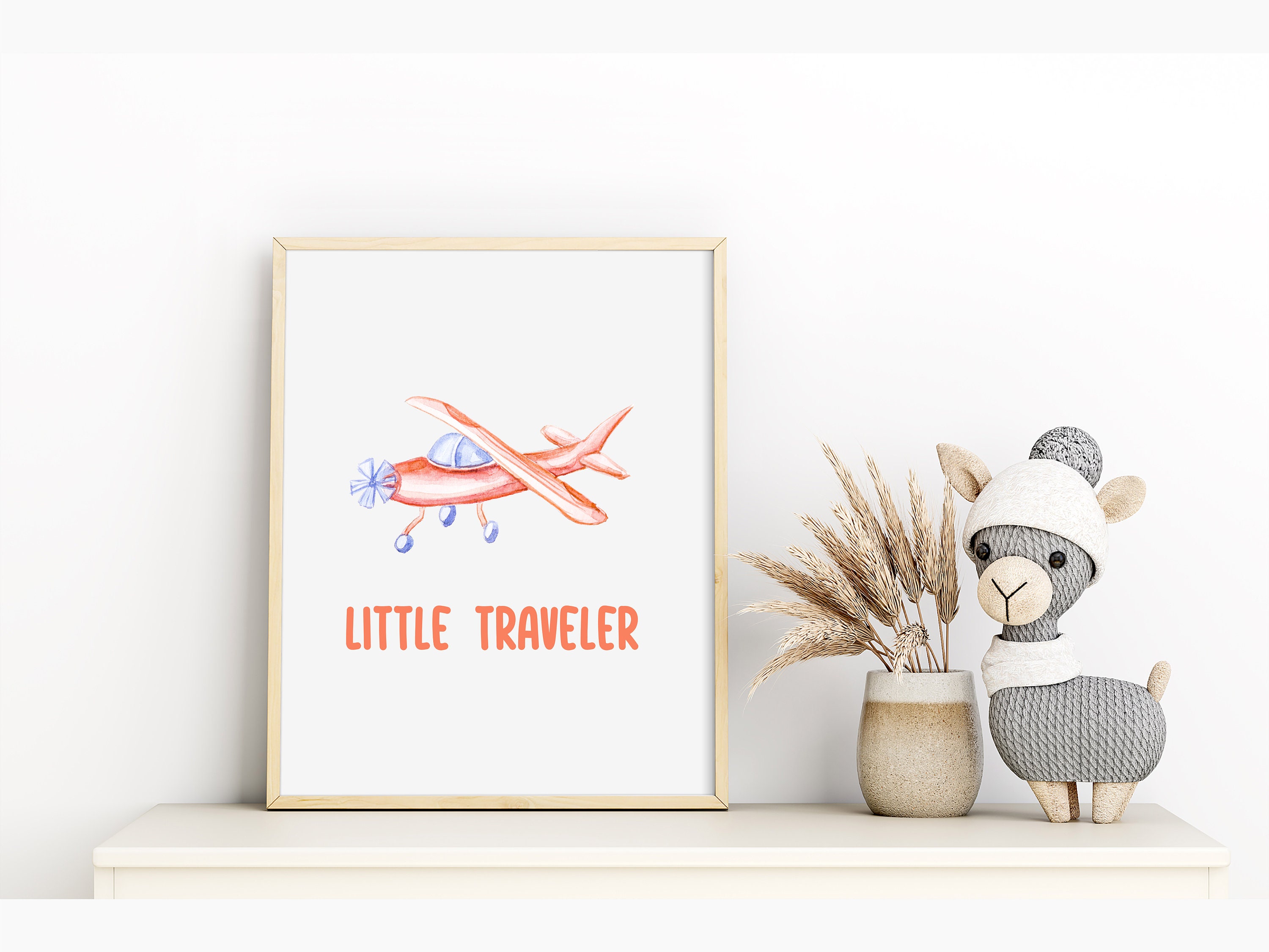 Watercolor Air Transport Clipart - Etsy