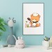 Cute Bear Cooking on Kitchen - Etsy