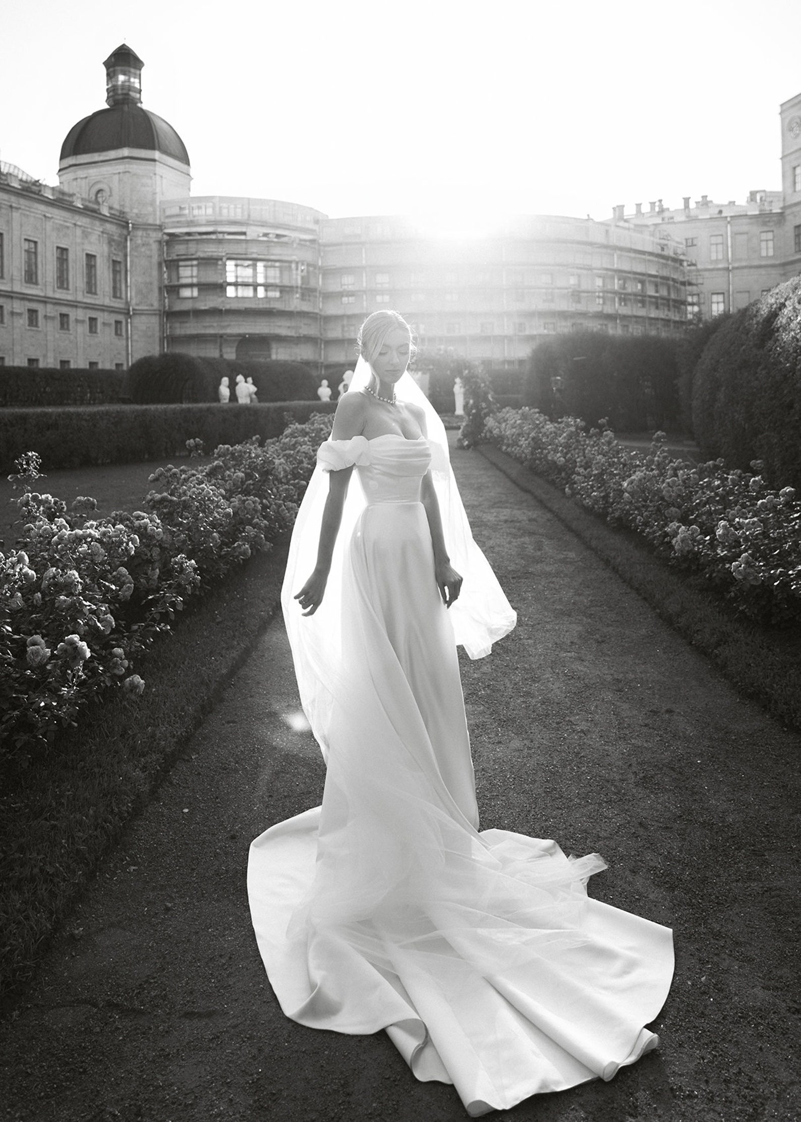 Off-the-shoulder Wedding Dress, Romantic Wedding Dress, Wedding Dress ...