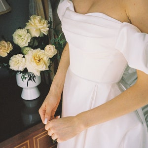 Off-the-shoulder Wedding Dress, Romantic Wedding Dress, Wedding Dress ...