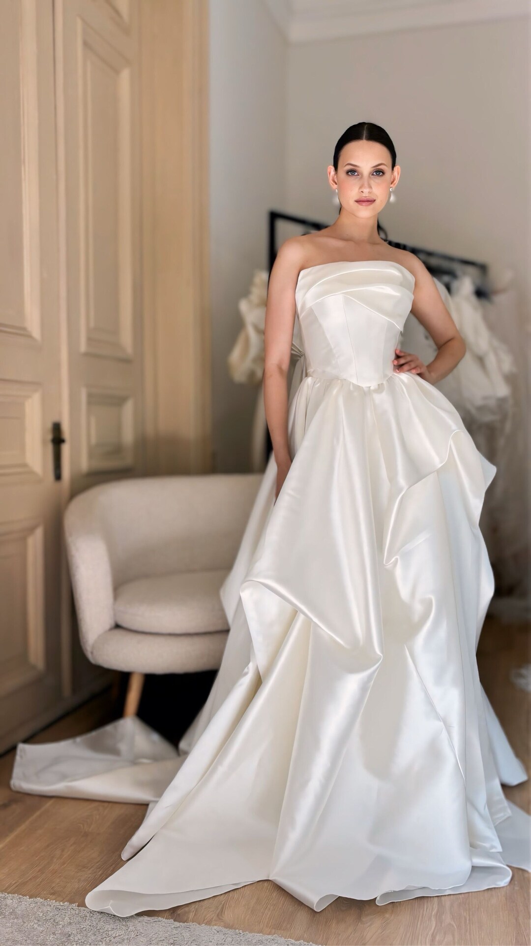 Ivory Wedding Set, Bridal Corset and Shirt Skirt, Bridal Set, Stylish ...