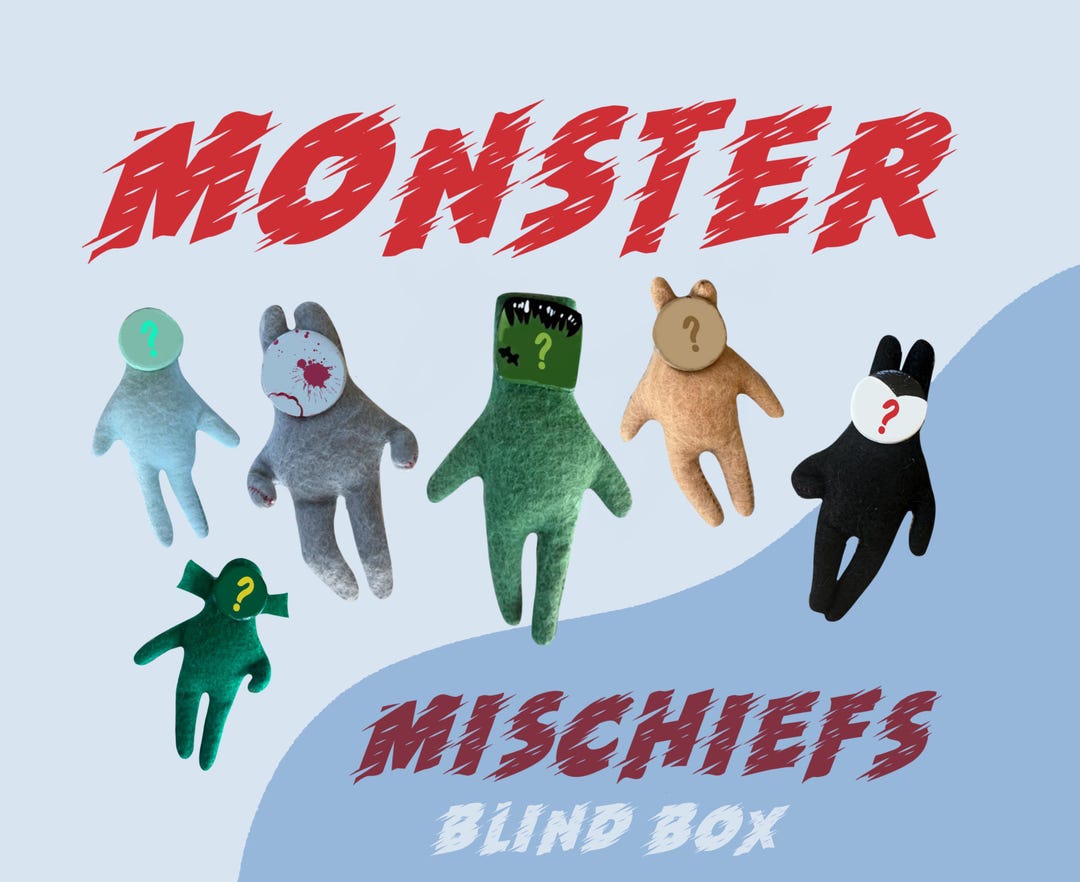 Little Mischief™ Classic Monster Series - Etsy