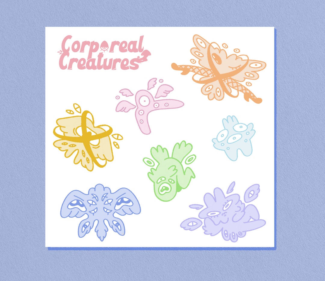 Silly Seraphim Sticker Sheet - Etsy