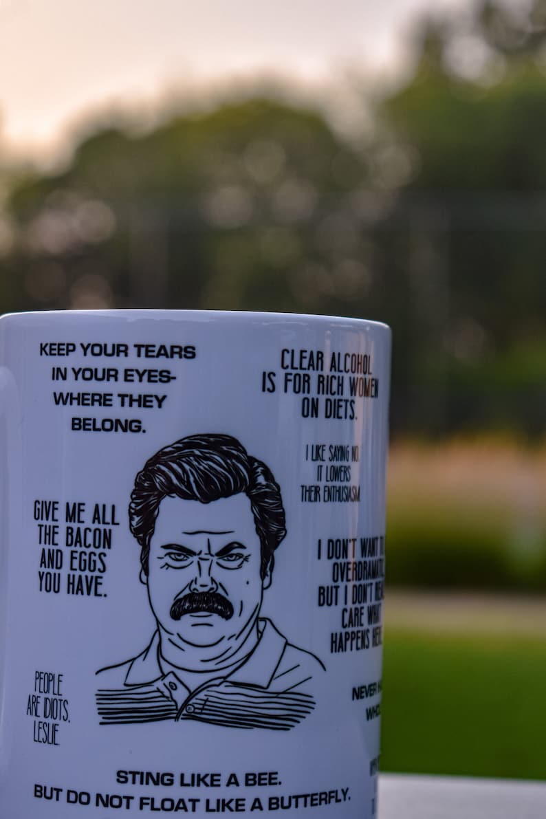 Ron Swanson Mug | Etsy