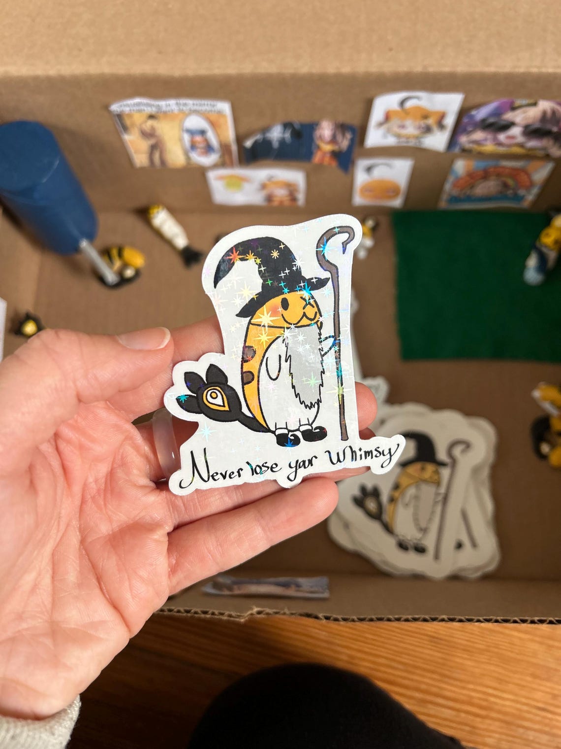 Grem Oji-chan Sticker Gigi Murin Inspired Hololive Whimsy - Etsy