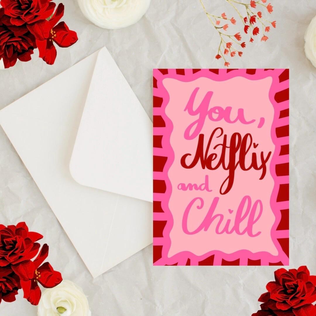 Valentines Day Netflix Card Gift - Etsy UK