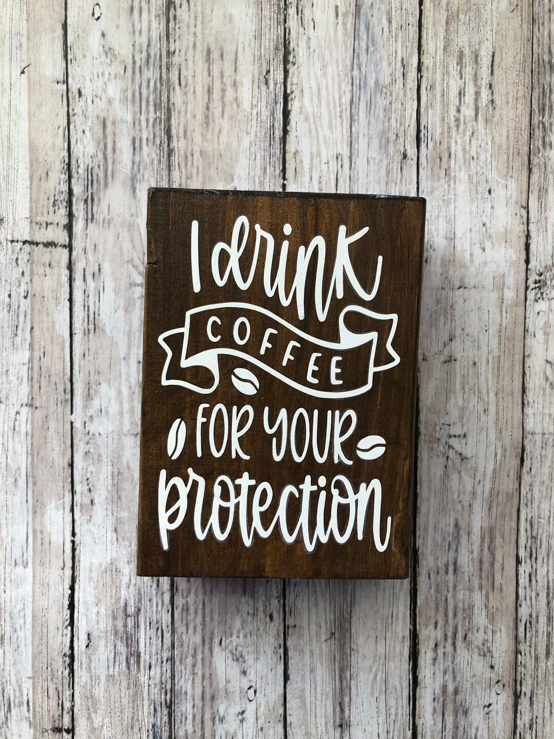 Wood Coffee Sign Coffee Sign Tiered Tray Decor Coffee - Etsy