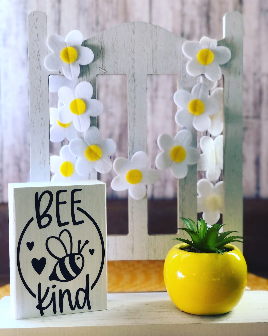 Daisy Garland Flower Felt Garland Flower Decor Flower - Etsy