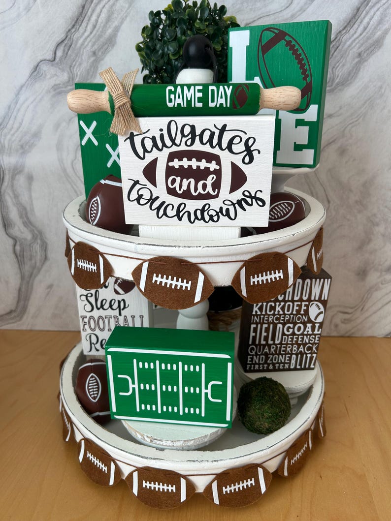 Felt Football Garland: 48in Sports Party Decor - Etsy