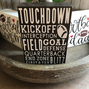 Football Sign, Football Tiered Tray Decor, Football Decor, Sport Decor ...