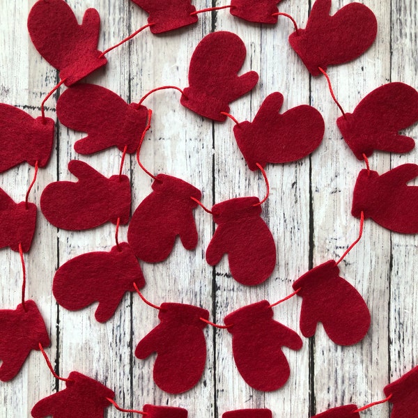 Mitten Garland - Etsy