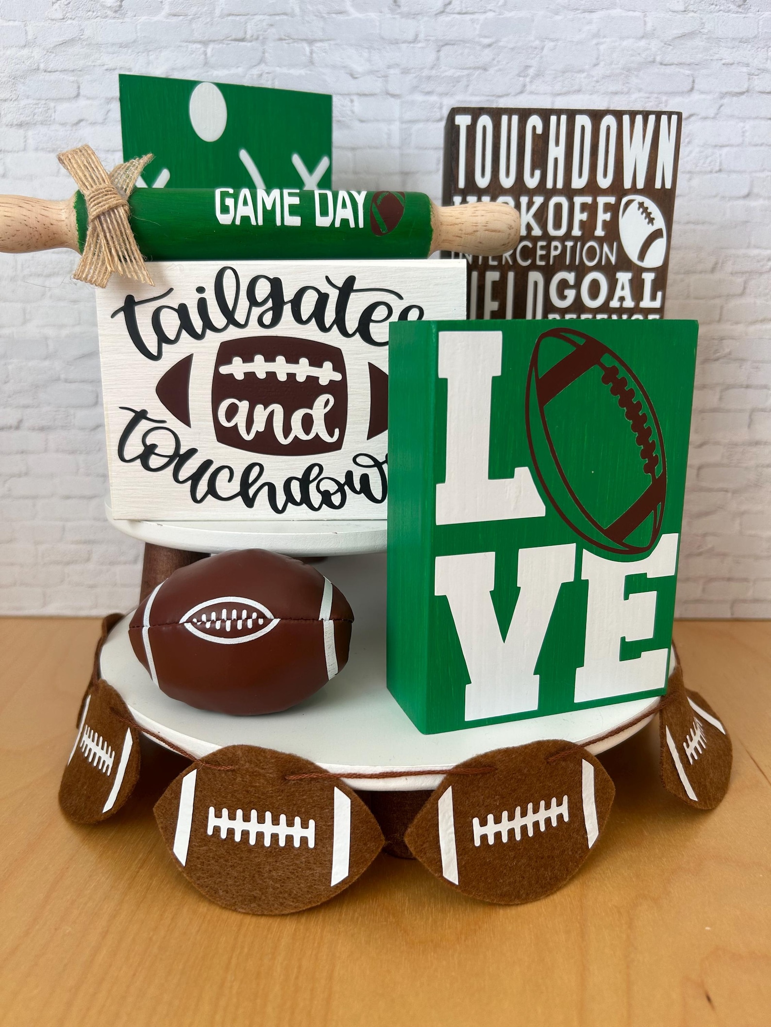 Felt Football Garland: 48in Sports Party Decor - Etsy