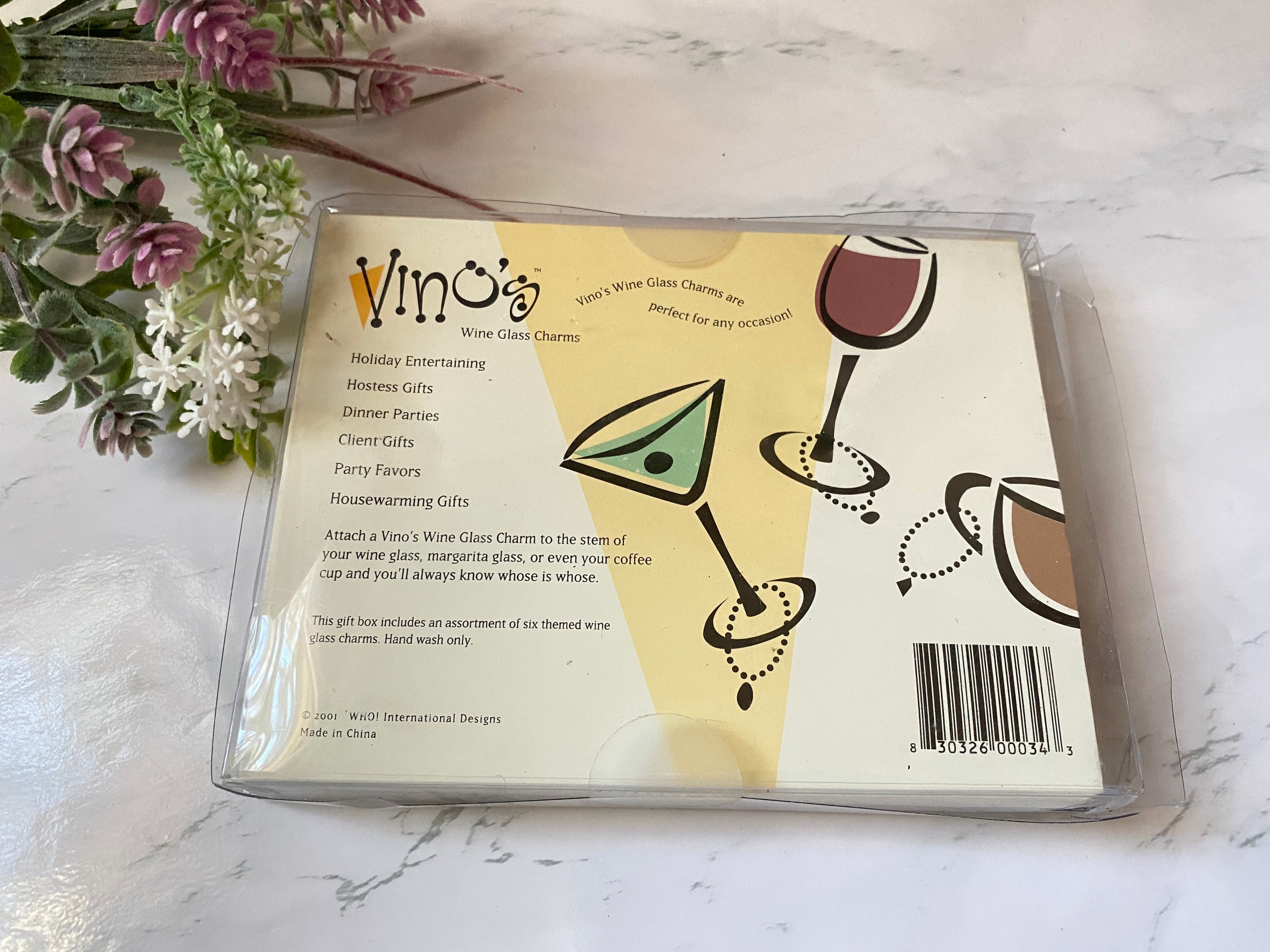 Vinos Musical Instruments Wine Glass Charms Vintage Unused - Etsy