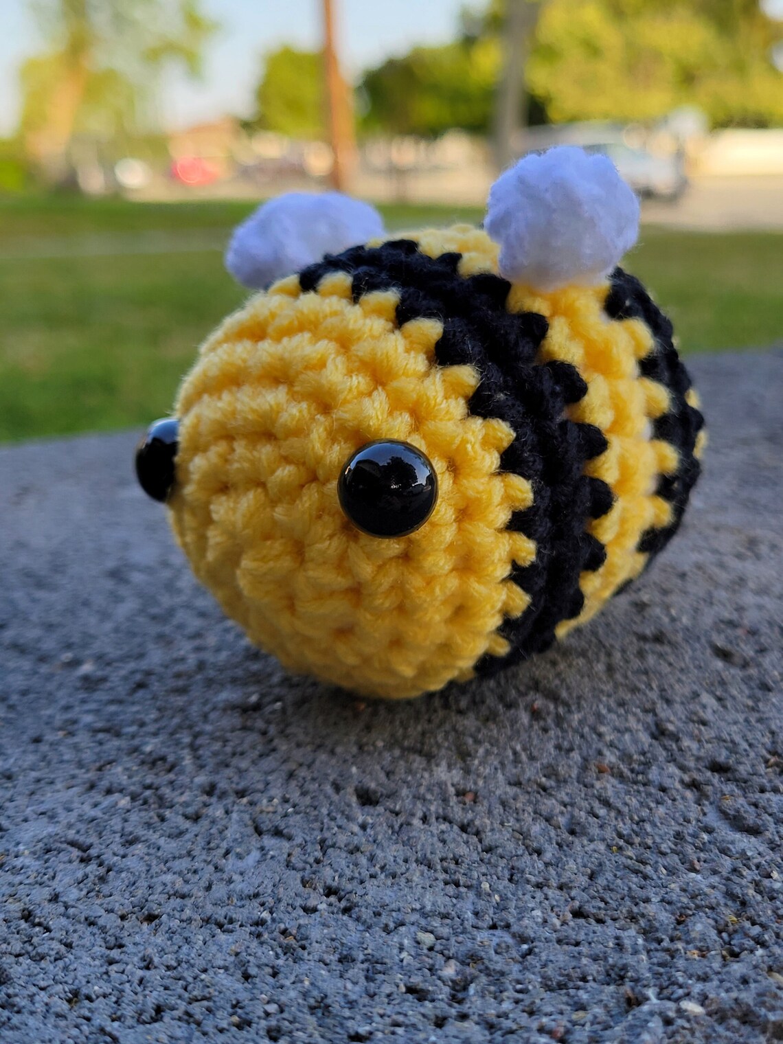 Small Crochet Bee - Etsy
