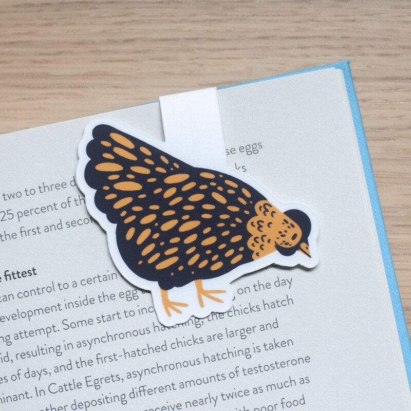 Magnetic Bookmarks Chicken - Etsy