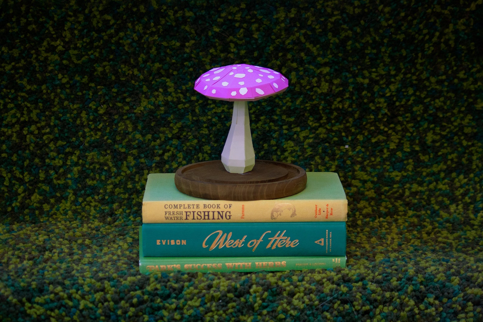 Papercraft 3D Spooky Mushroom DIY Cardstock Mushroom Paper - Etsy