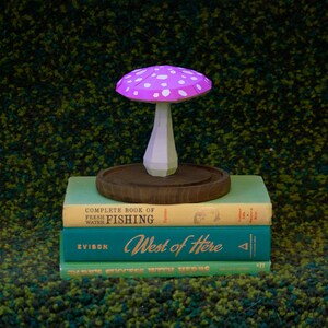 Papercraft 3D Spooky Mushroom | DIY Cardstock Mushroom | Paper Mushroom ...