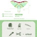 Diy Paper Luna Moth Craft, Realistic Paper Moth, Paper Luna Moth, Paper ...