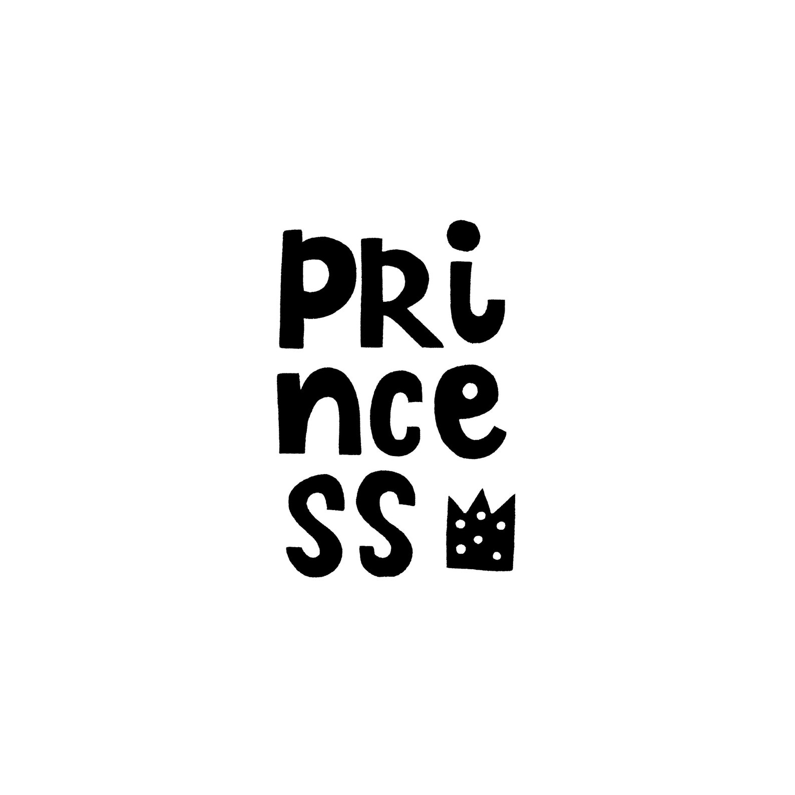 Princess Word Clipart Princess Lettering Clipart Princess - Etsy