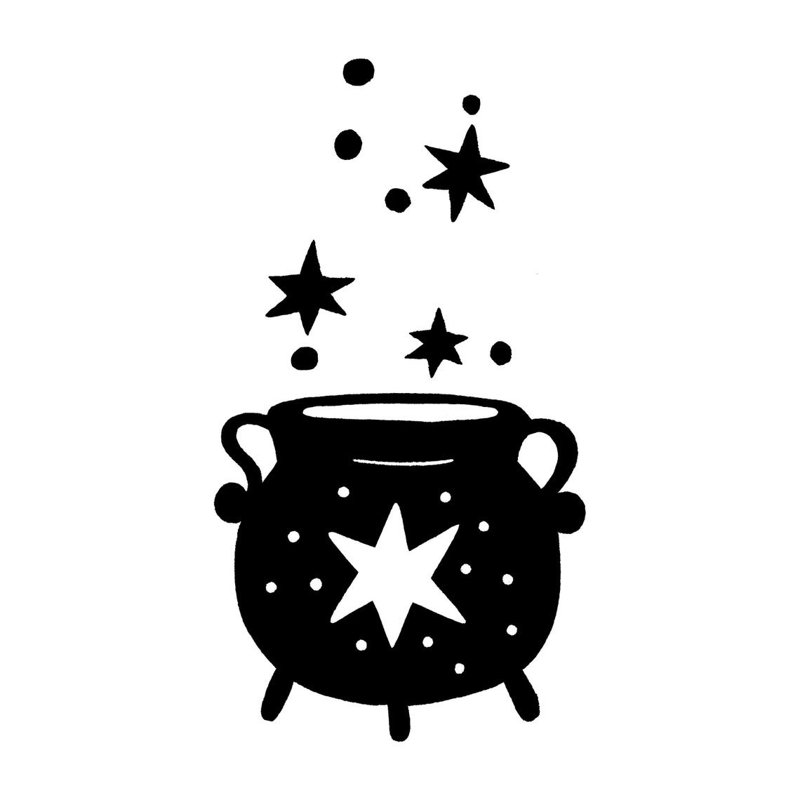 Cauldron Clipart Witch Cauldron Clip Art Magic Potion Stamp - Etsy ...