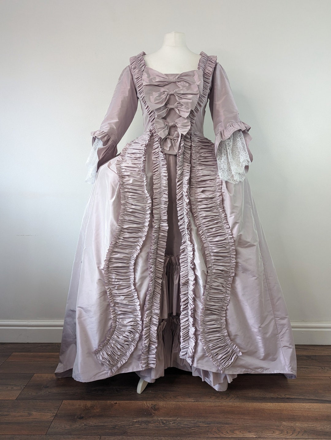 Custom Silk Robe A La Francaise 18th Century Dress - Etsy