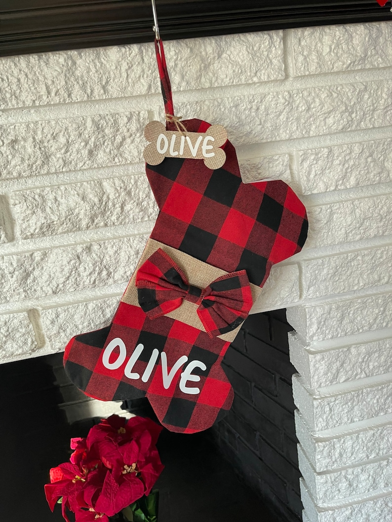 Personalized Dog Stockings - Etsy