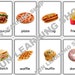 32 Fast Food Flashcards / Image Cards for Kids, Preschool. Nomenclature ...