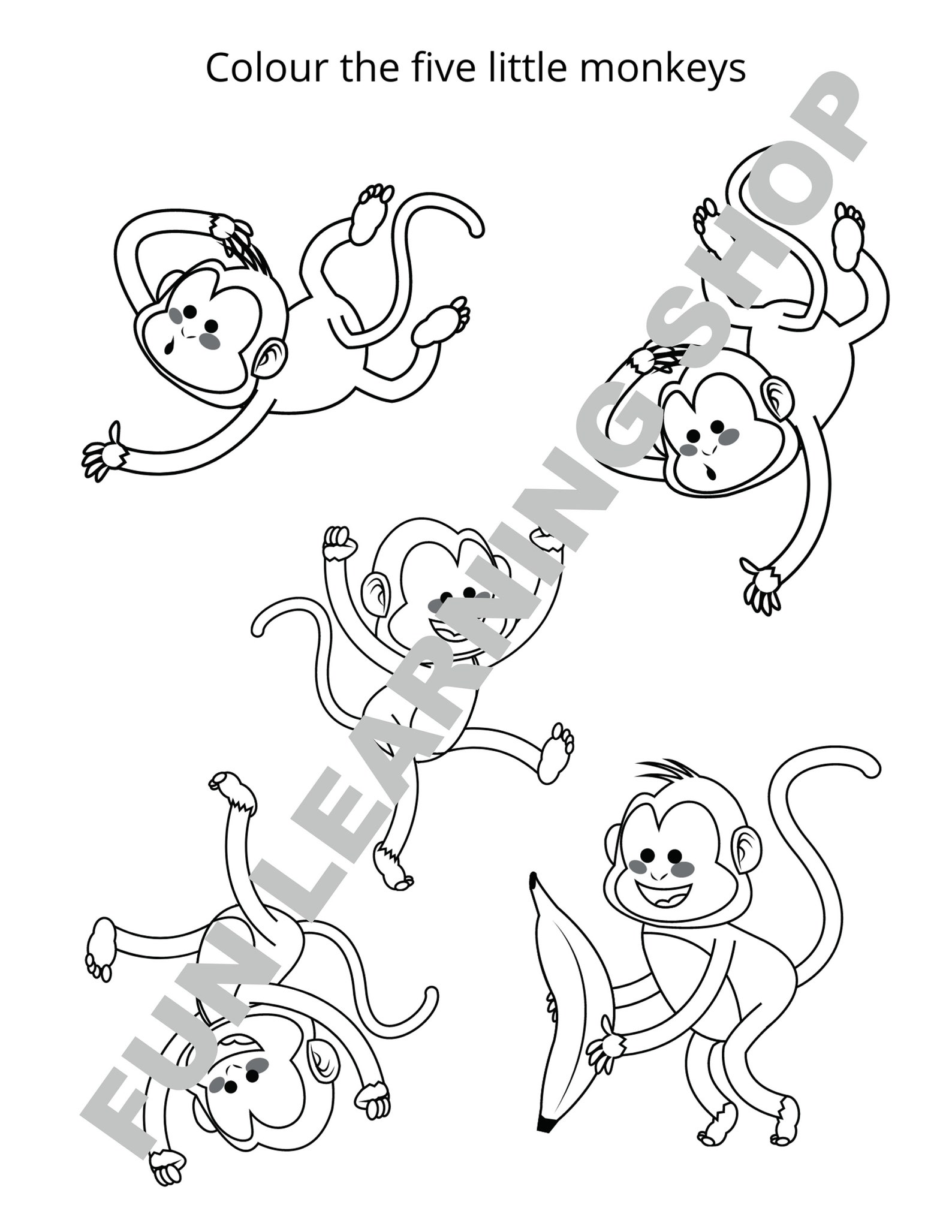 Five Little Monkeys Activities, Monkey Games, Story Time, Nursery Rhyme ...