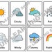 16 Weather Flashcards / Image Cards for Kids, Preschoolers ...
