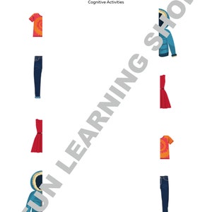 Cognitive Activity, Perception Worksheets,macthing, Concentration ...