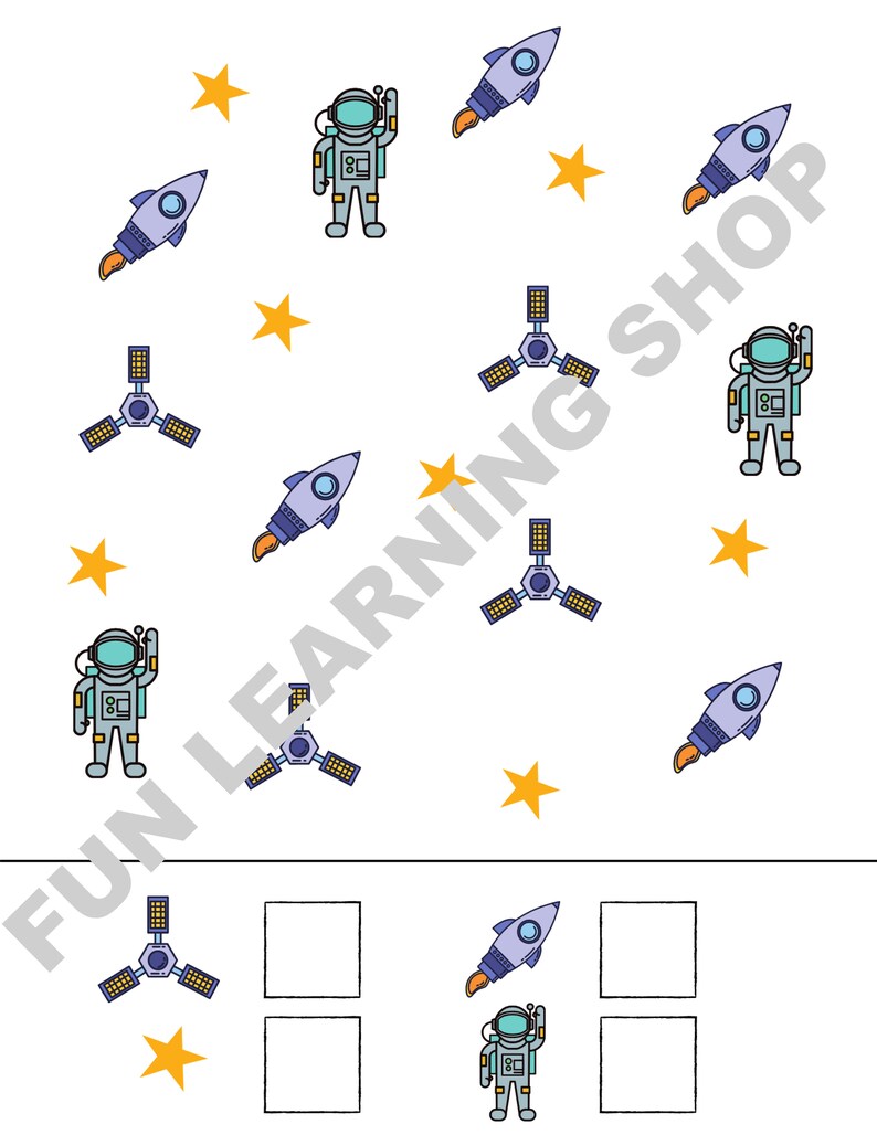 Number Counting 1-10. 8 Printable Math Worksheets for Kids ...