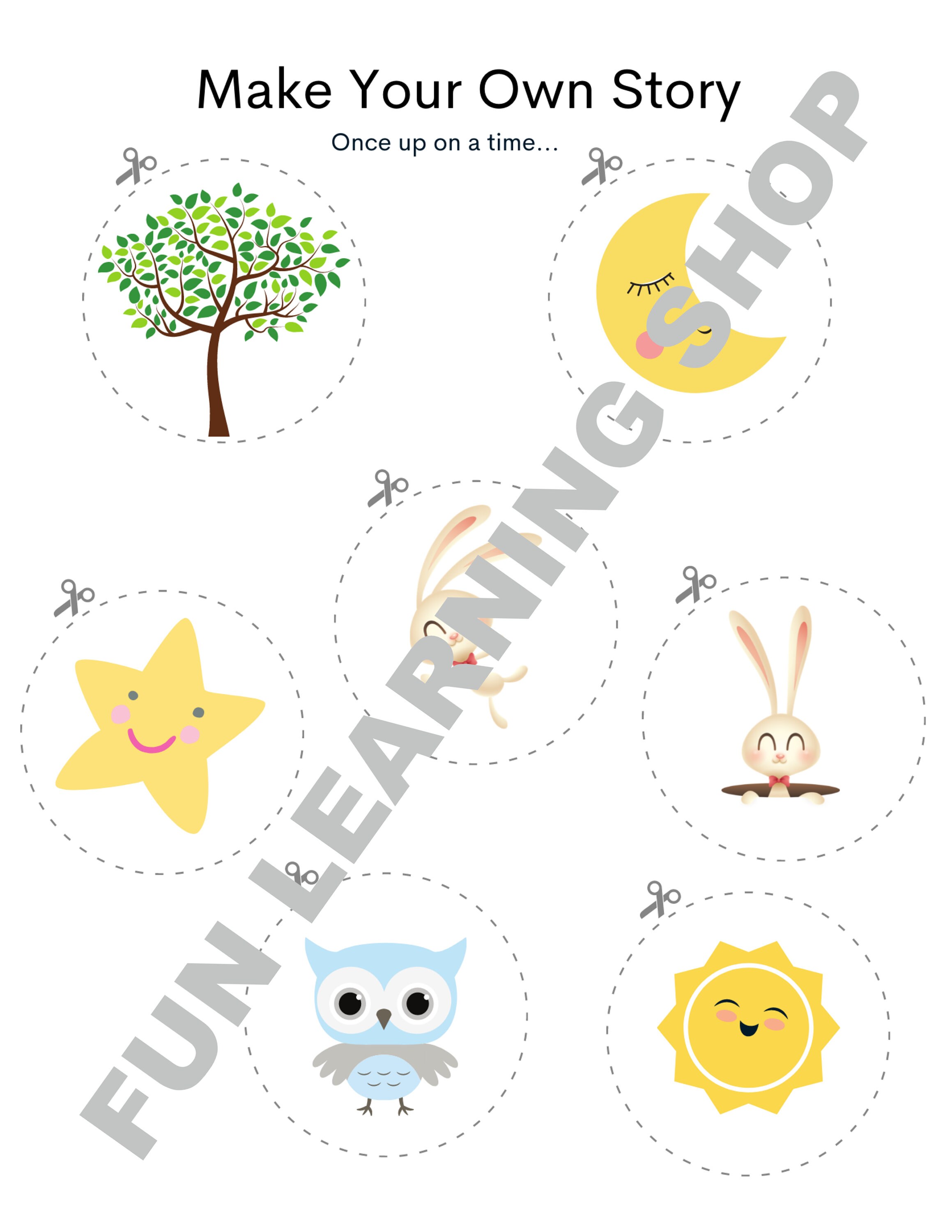 Twinkle Twinkle Little Star Activity Sheets, Nursery Rhyme (digital ...