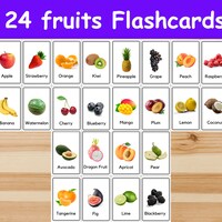 Digital Download Number Cards 1-10 Fruits & Vegetables | Counting Cards ...