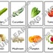 32 Vegetables Flashcards / Image Cards for Kids, Preschool ...