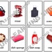 32 Kitchen Flashcards / Utensils, Appliances Image Cards for Kids ...