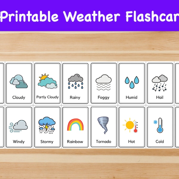 Montessori Weather - Etsy