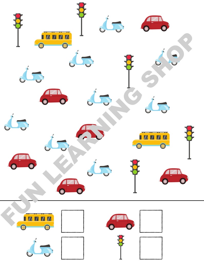 Number Counting 1-10. 8 Printable Math Worksheets for Kids ...