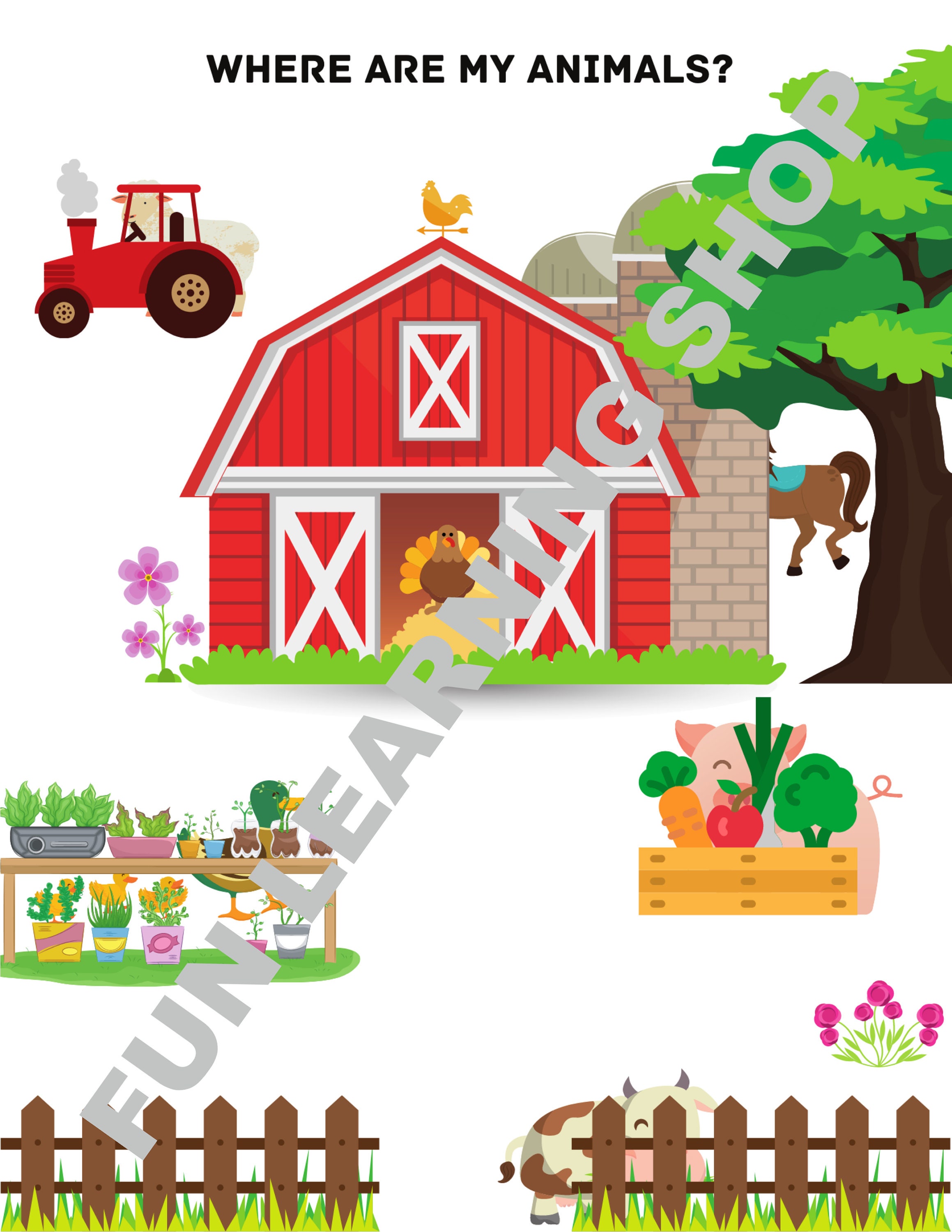 Old Macdonald Had A Farm Activities, Farm Animals Games, Story Time ...