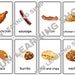 32 Fast Food Flashcards / Image Cards for Kids, Preschool. Nomenclature ...
