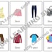 32 Clothing Flashcards / Image Cards for Kids, Preschoolers ...