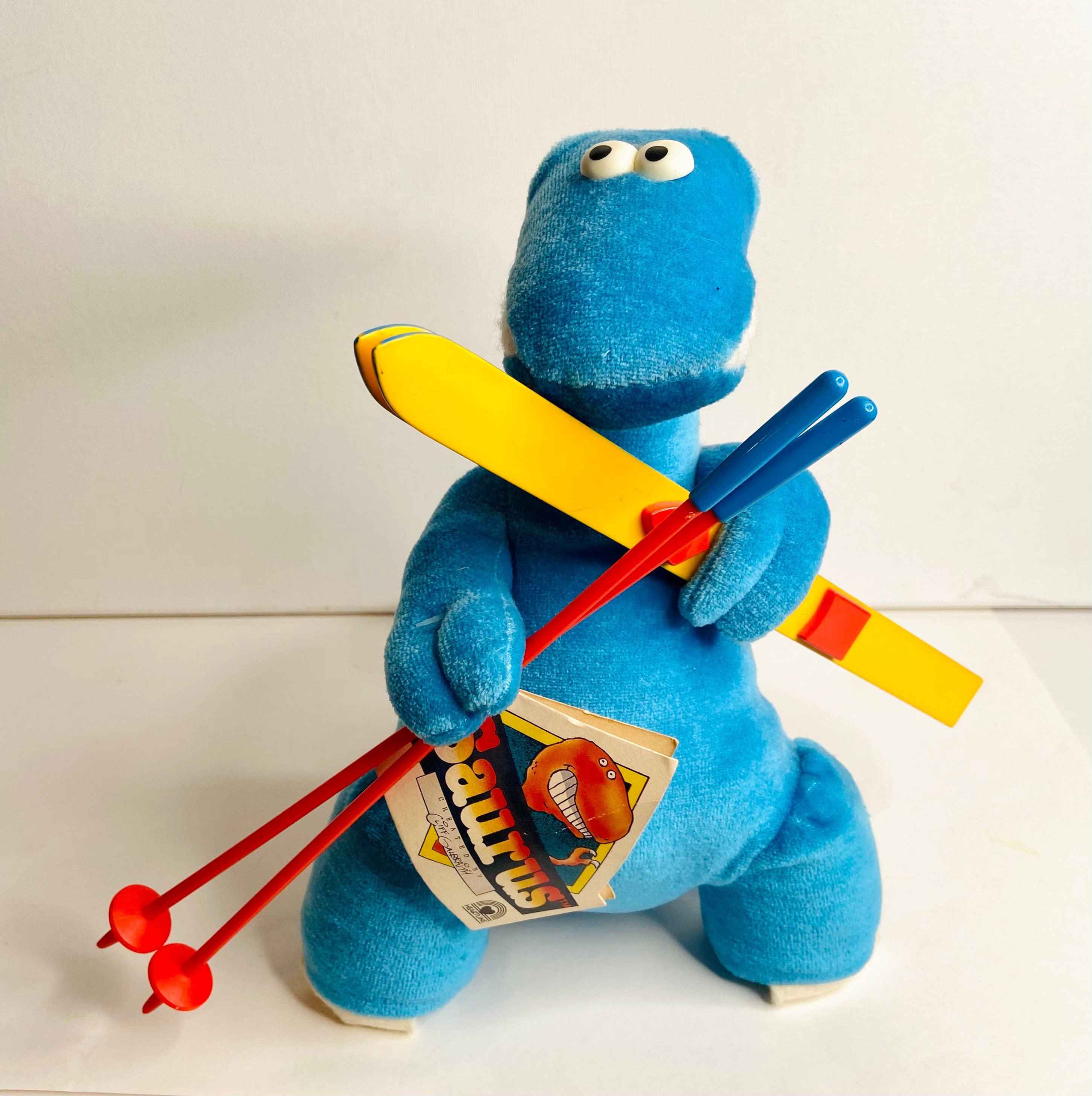 Toys Stuffed Animals & Plushies Vintage Dinosaur Plush Rockosaurus ...