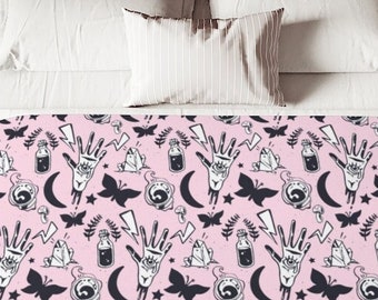Pink Goth Bedding - Etsy