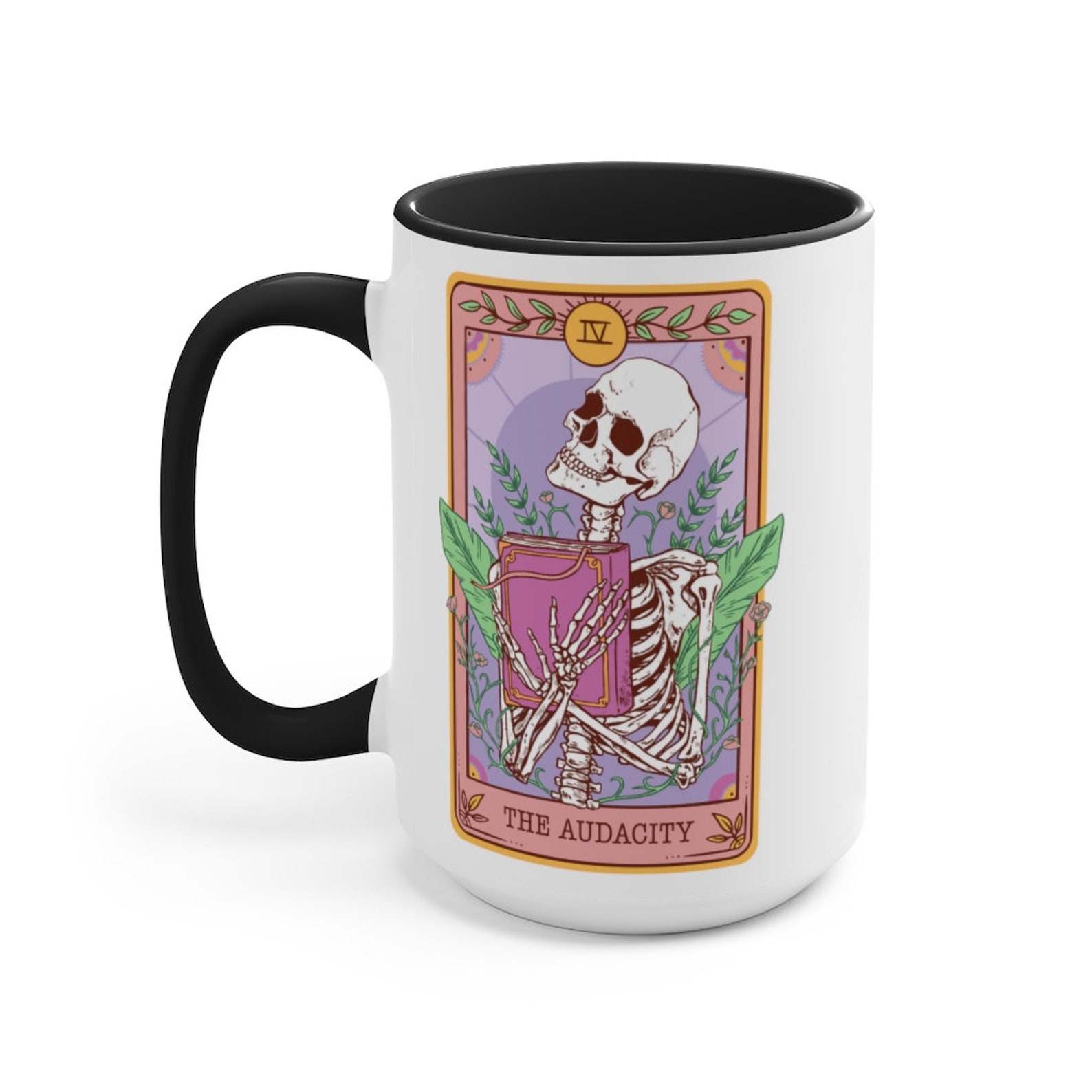 The Audacity Tarot Card Mug, Tarot Mug, Cottagecore Gift, Witchy Mug ...