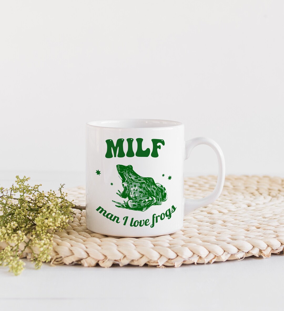 Retro Frog Mug Milf Mug Cottagecore Mug Dark Cottagecore Toad Mug ...